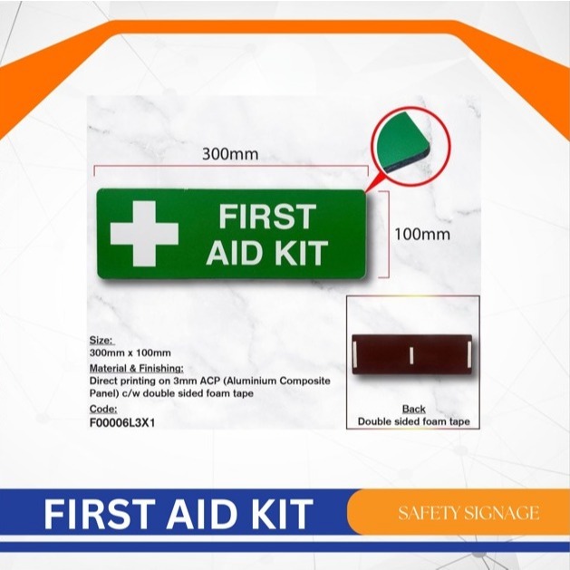 SAFETY SIGNAGE - FIRST AID KIT | Shopee Malaysia