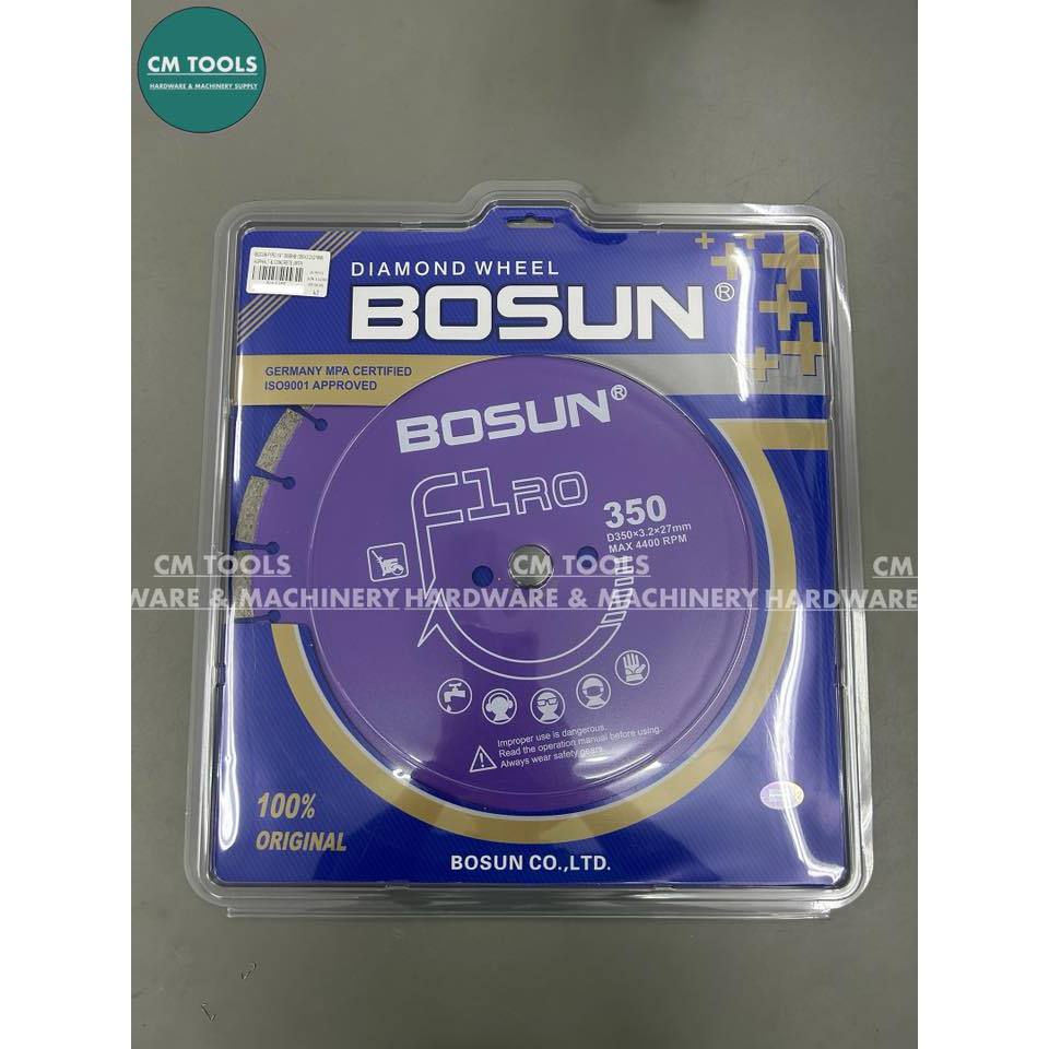 BOSUN F1RO 14” Diamond Road Cutter Blade (Asphalt & Concrete) | Shopee ...