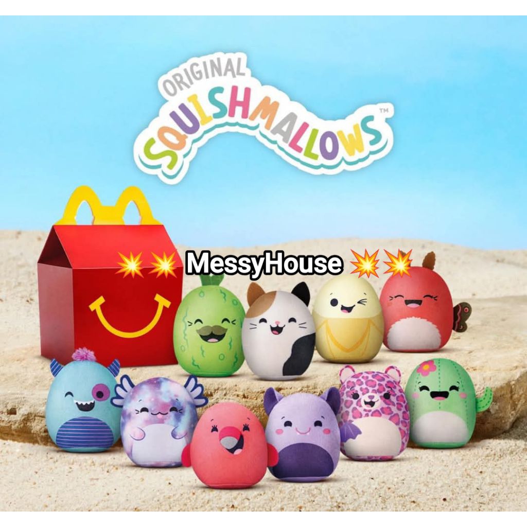 McDonald's McD McDonalds Mekdi Happy Meal Toys Squishmallows 2.0 2025 ...