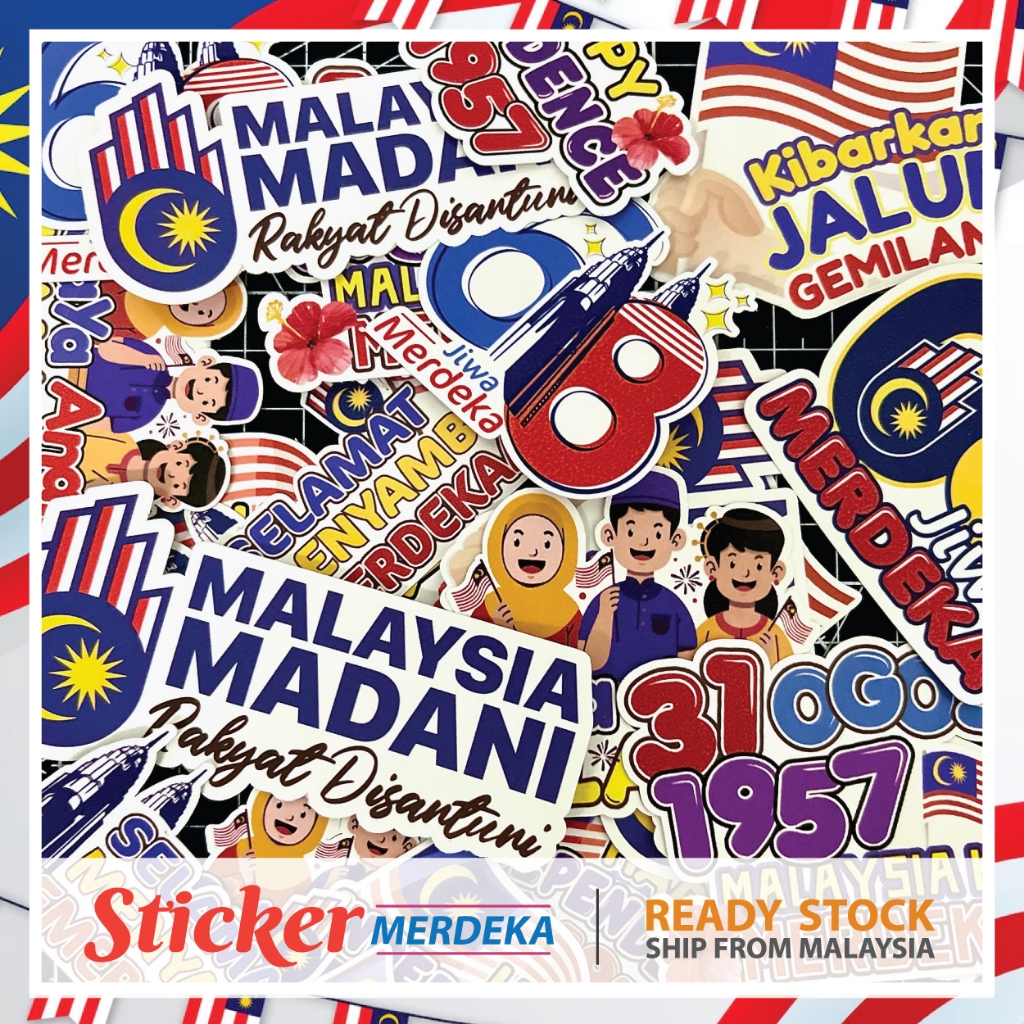 STICKER MERDEKA | MIRRORCOAT | Shopee Malaysia