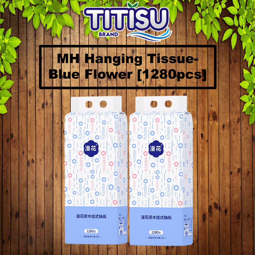🧻 [1280pcs] MH Tisu Gantung Hanging Tissue 4-Ply Thick Tissue Wall ...