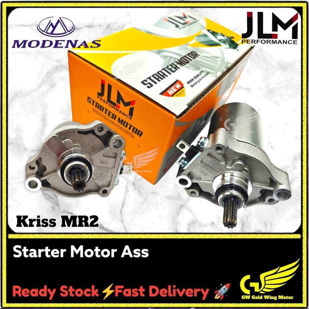 JLM MODENAS KRISS MR2 STARTER MOTOR ASSY A CLASS HIGH QUALITY ...