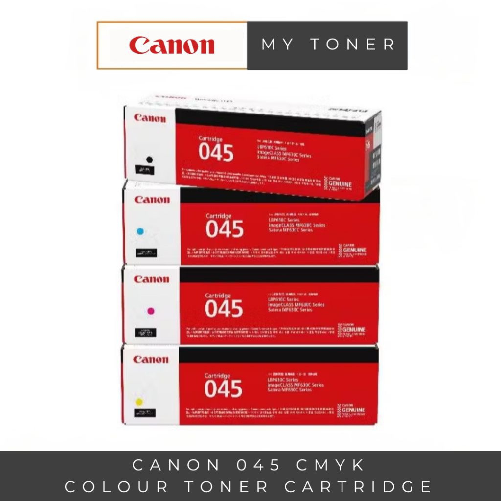 CANON CART 045 CMYK COLOUR TONER CARTRIDGE / FOR PRINTER MODELS ...
