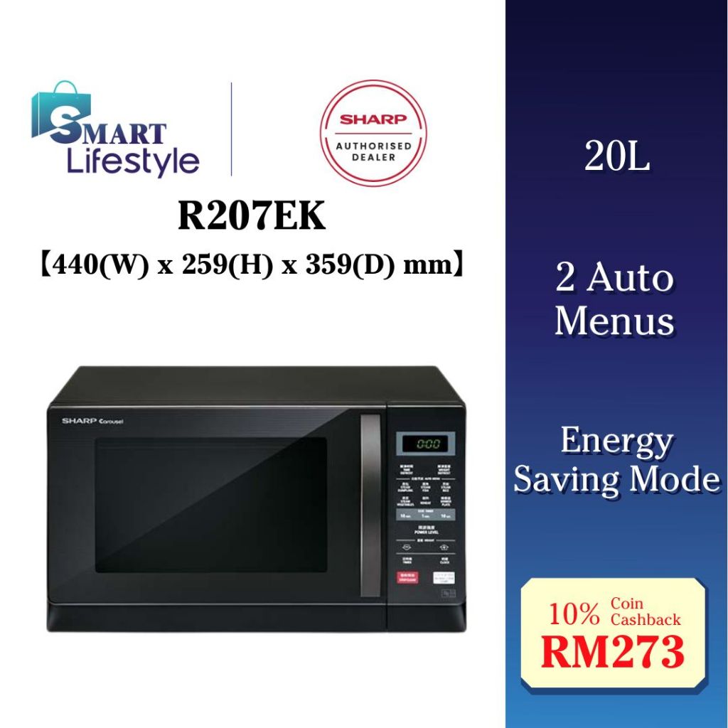 Sharp Basic Microwave Oven (20L) R207EK / R2021GK | Shopee Malaysia