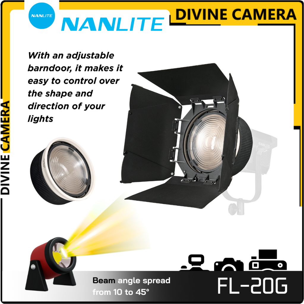 Nanlite FL-20G Fresnel Lens for Forza 300 and 500 | Shopee Malaysia
