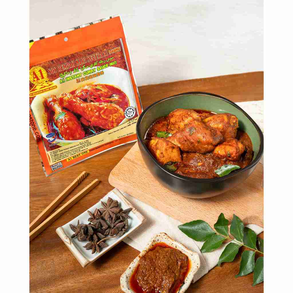 A1 Meat Curry Paste 230g | A1 肉类咖喱酱 230克 | Serbuk Kari Daging | Halal ...