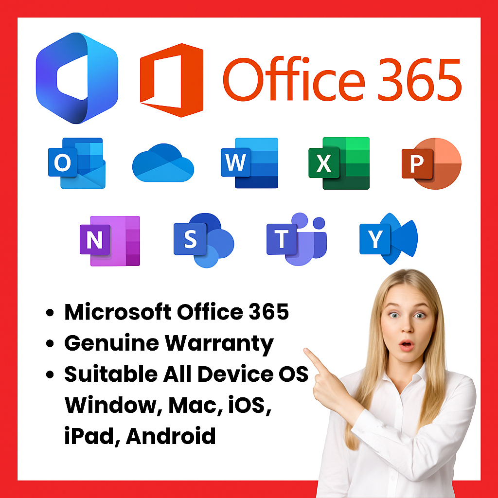 𝕸𝖎𝖈𝖗𝖔𝖘𝖔𝖋𝖙 Office PRO PLUS 专业增强版 Office 365 2016 - 2025 Lesen Sah untuk 1 PC Office 2021 ...