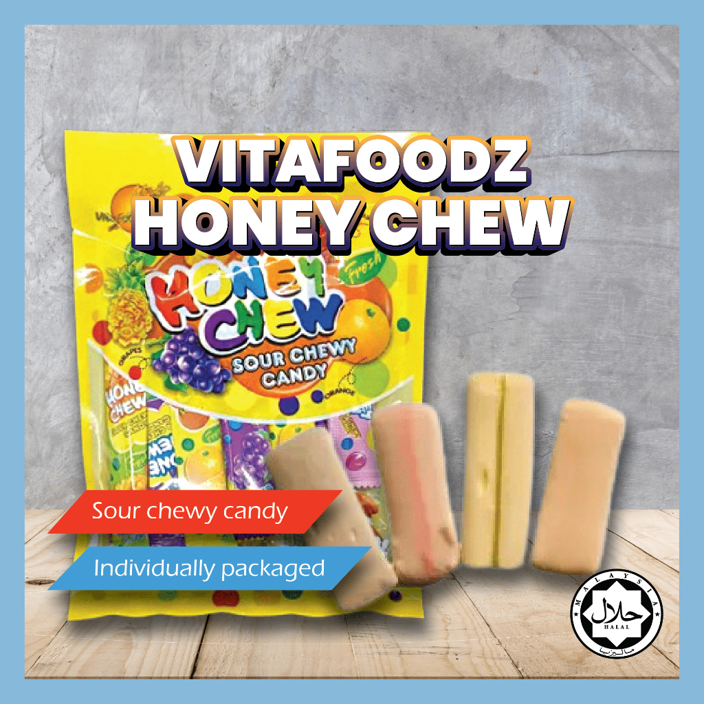 Honey Chew Sour Chewy Candy (Mix Fruit Flavour) 20pcs | Shopee Malaysia