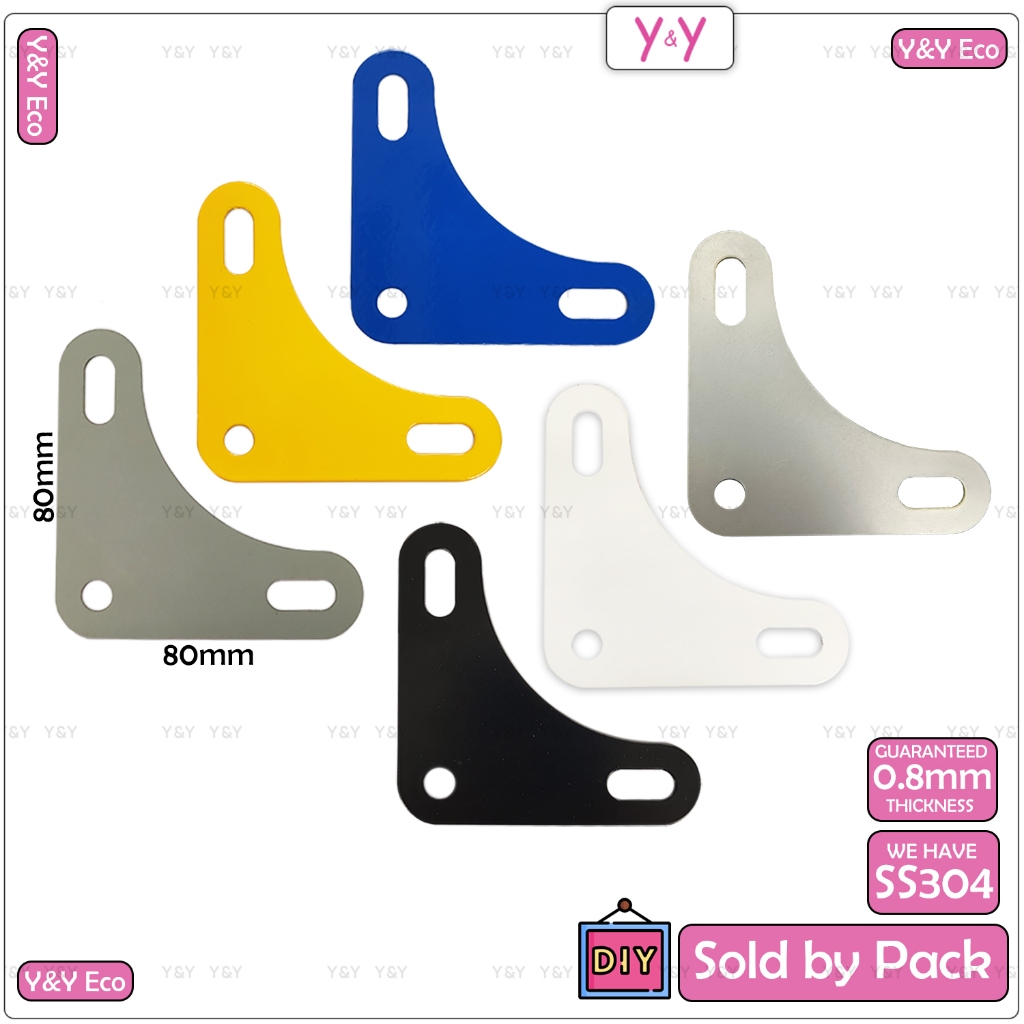 Y&Y Eco SS304 Corner Connector Plate / Corner Plate Rak Besi / Corner ...