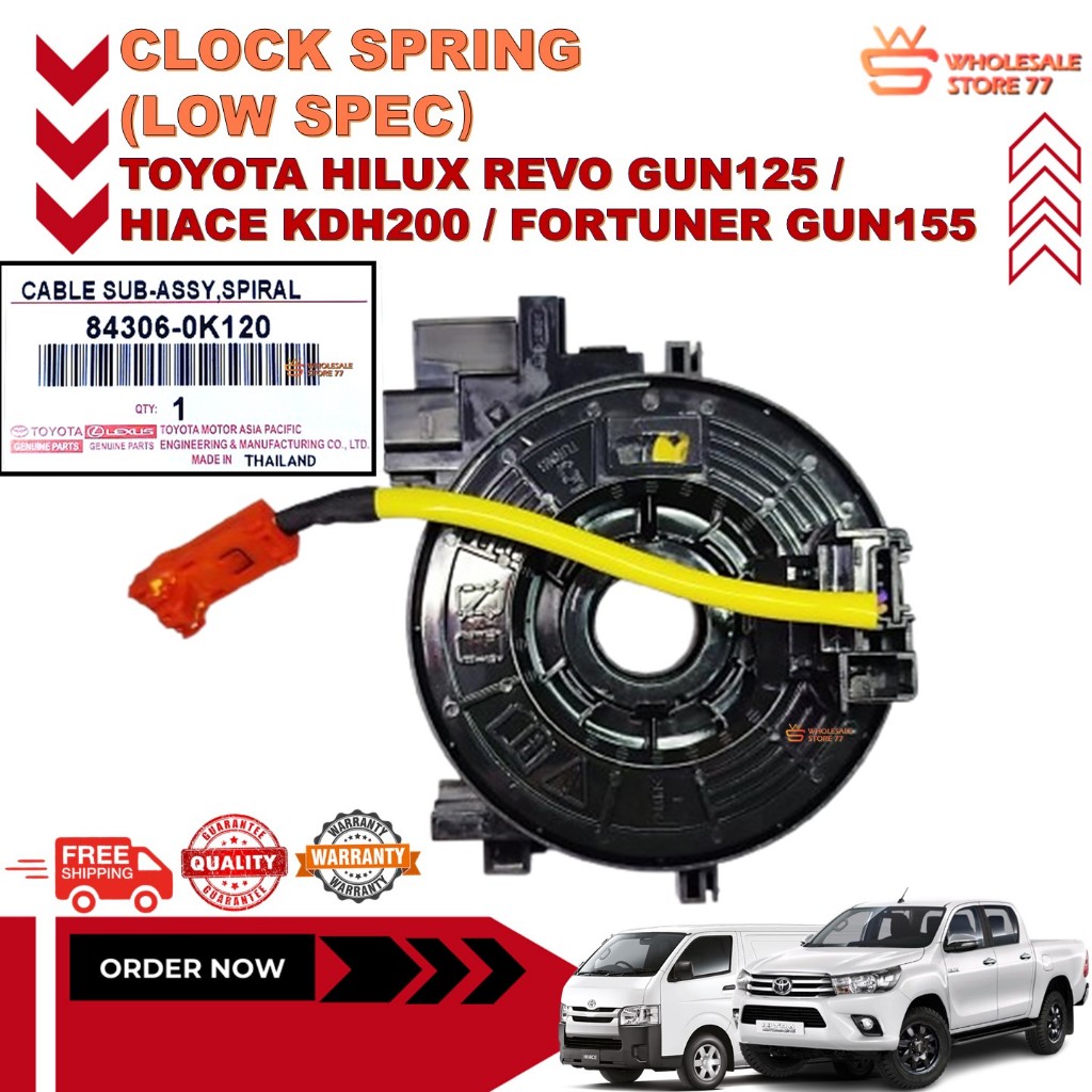 ORIGINAL| TOYOTA HILUX REVO GUN125 / HIACE KDH200 / FORTUNER GUN155 ...