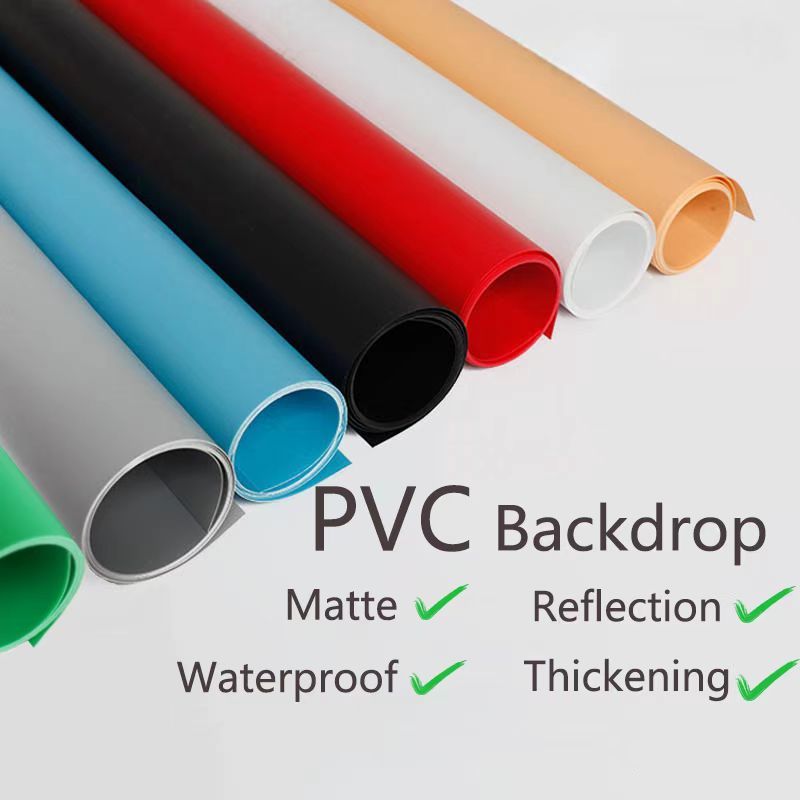 Photography PVC Backdrop Dual sided Matte color and Waterproof, Durable ...