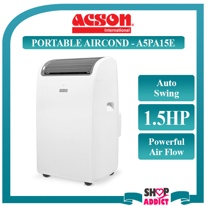 ACSON 1.5HP Moveo Portable AirCond A5PA15E with Smart Control Self ...