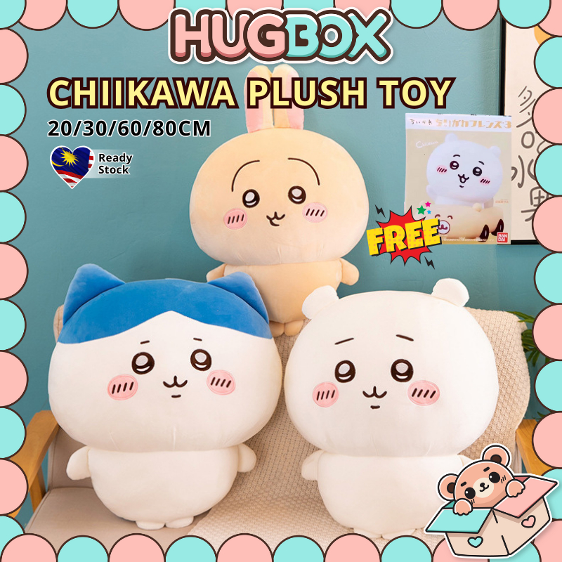 🌈HugBox Chiikawa Official Hachiware Plush Chikawa Plush Chiikawa Usagi ...