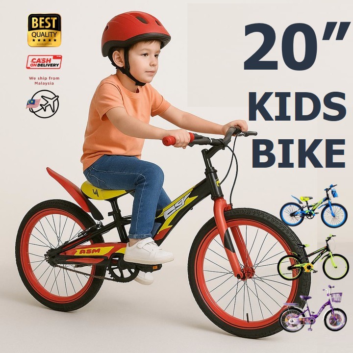 7-9 TAHUN BASIKAL BUDAK 20 INCI Kids 20 inch Bicycle for 7-9 Years Old ...