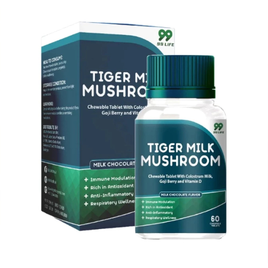 HQ 99Life Tiger Milk Mushroom Chewable Tablets (60 Tablets) | Boost ...