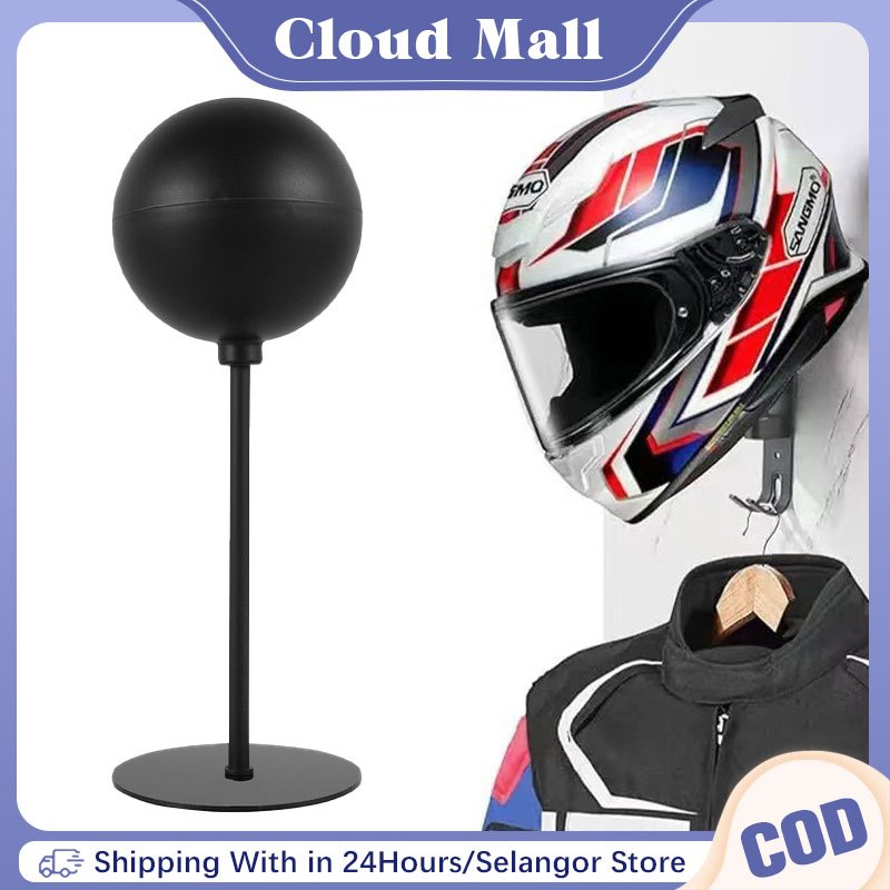 Helmet Holder Desktop Helmet Display Holder Wall Mount Motorbike Helmet ...