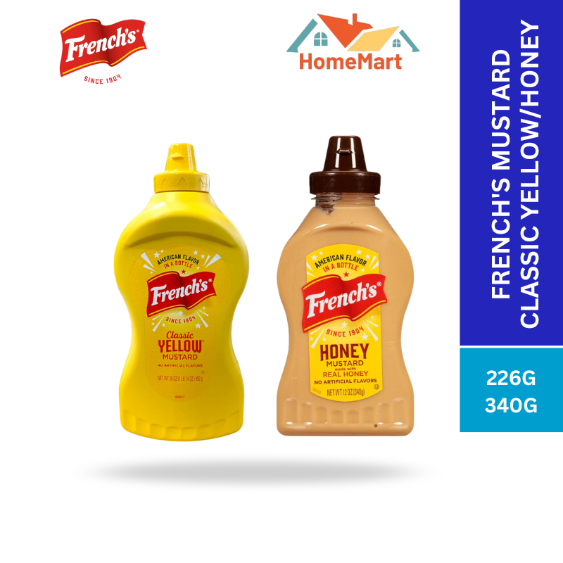 French's classic yellow mustard 226g / honey mustard 340g | Shopee Malaysia