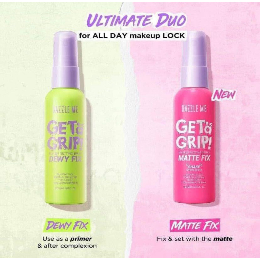 DAZZLE ME MAKEUP LOCK(SETTING SPRAY) | Shopee Malaysia