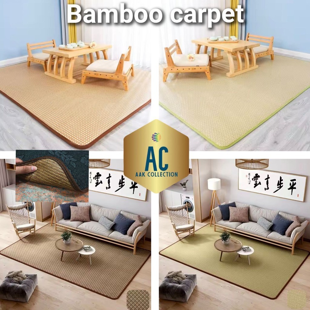 Bamboo carpet | Summer sleeping mat | Tikar buluh | Bamboo mat ...