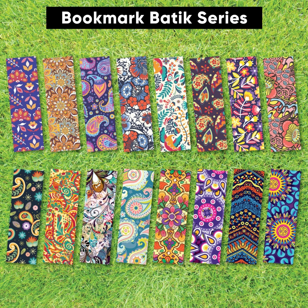 16pcs/pack of Batik Bookmark Series | Small Gifts for Bookforms ...