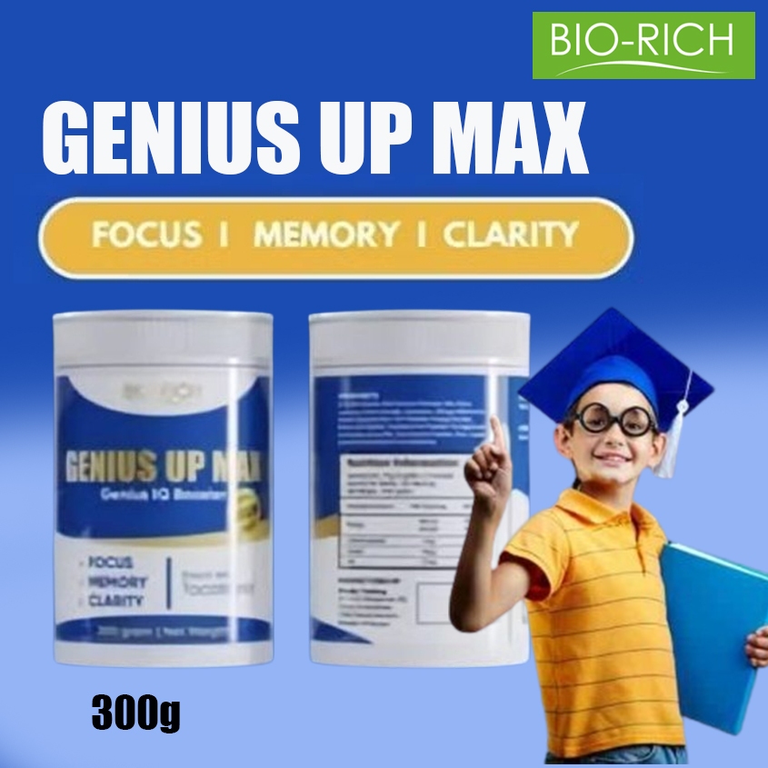 Biorich GENIUS UP MAX genius IQ booster 300g , GENIUS UP MAX IQ BOOSTER ...