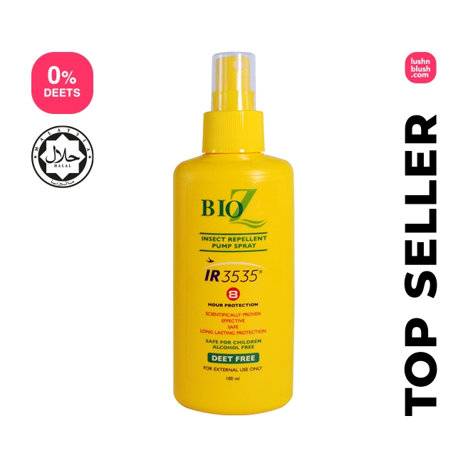 🦟 BioZ IR3535 Mosquito Insect Repellent Spray Penghalau Nyamuk 100ml ...