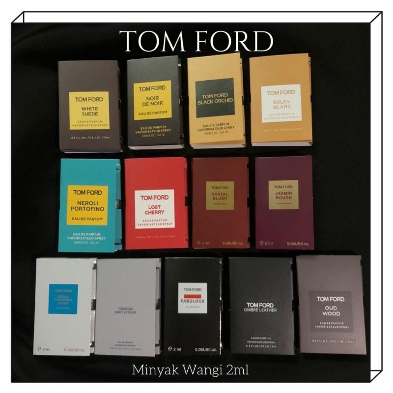 READY STOCK TOM FORD 2ML VIAL TESTER PERFUME 现货小样香水2ML试用装 | Shopee Malaysia