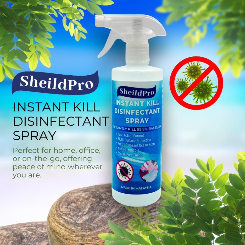 ShieldPro Instant Kill Disinfectant Spray Safe Disinfectant Spray ...