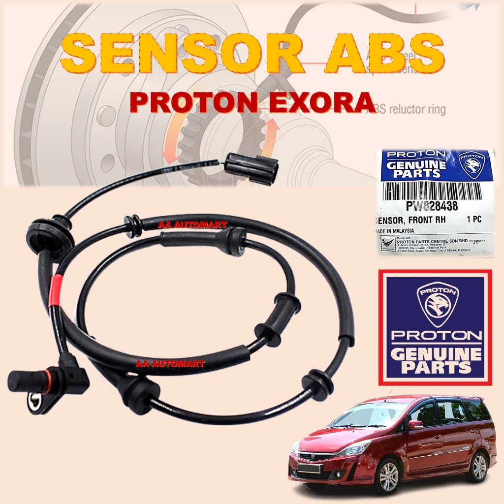 ORIGINAL Proton Exora CPS Bold Front & Rear ABS Sensor FRONT/DEPAN ABS ...