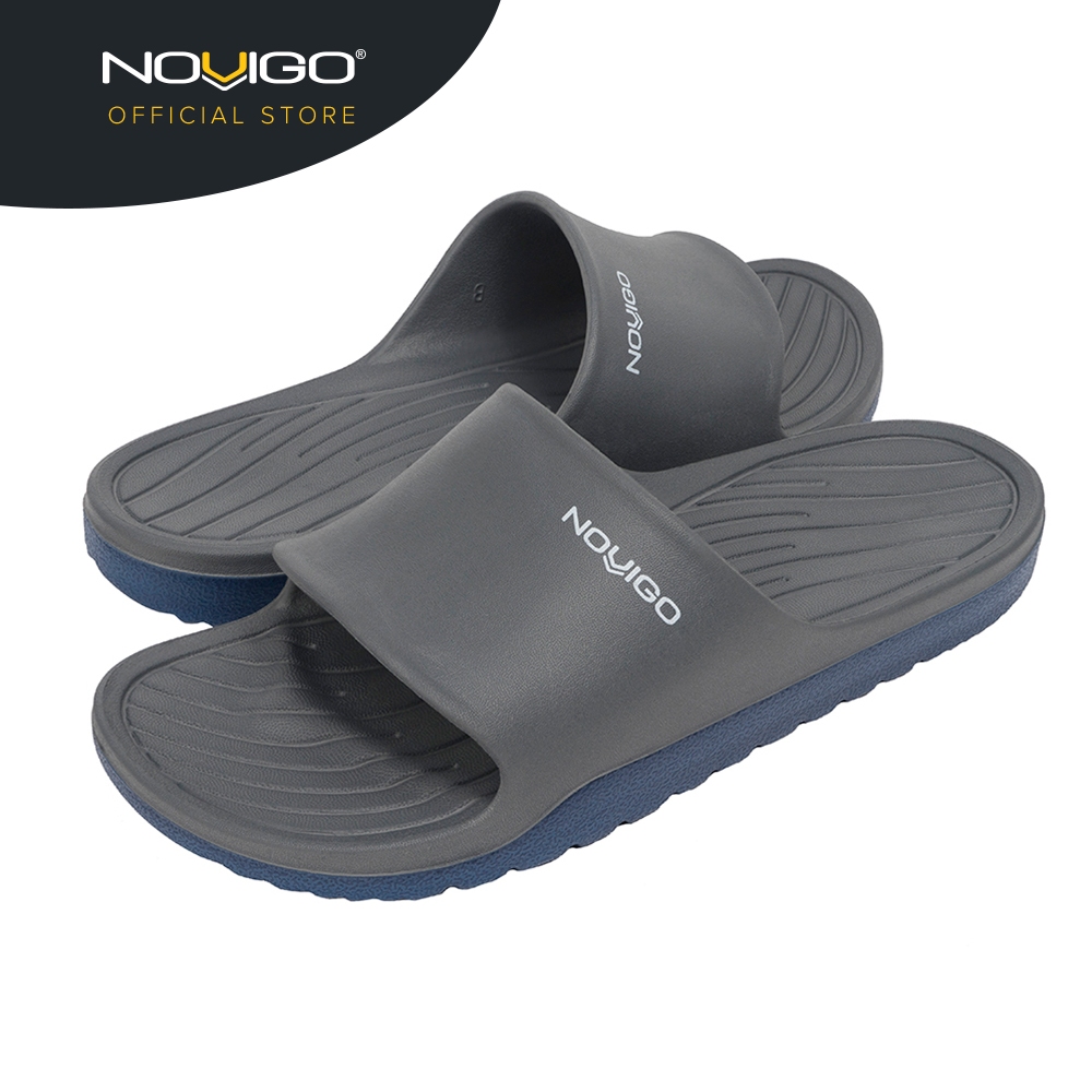 Novigo® Toro Dual Density Unisex Eva Sandal (Battleship Grey/Space Blue ...