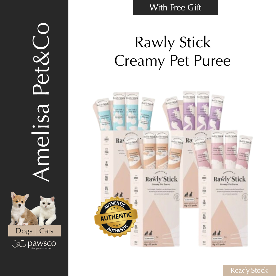 Amelisa Pet & Co. Rawly Stick Pet Puree (Box) | Shopee Malaysia