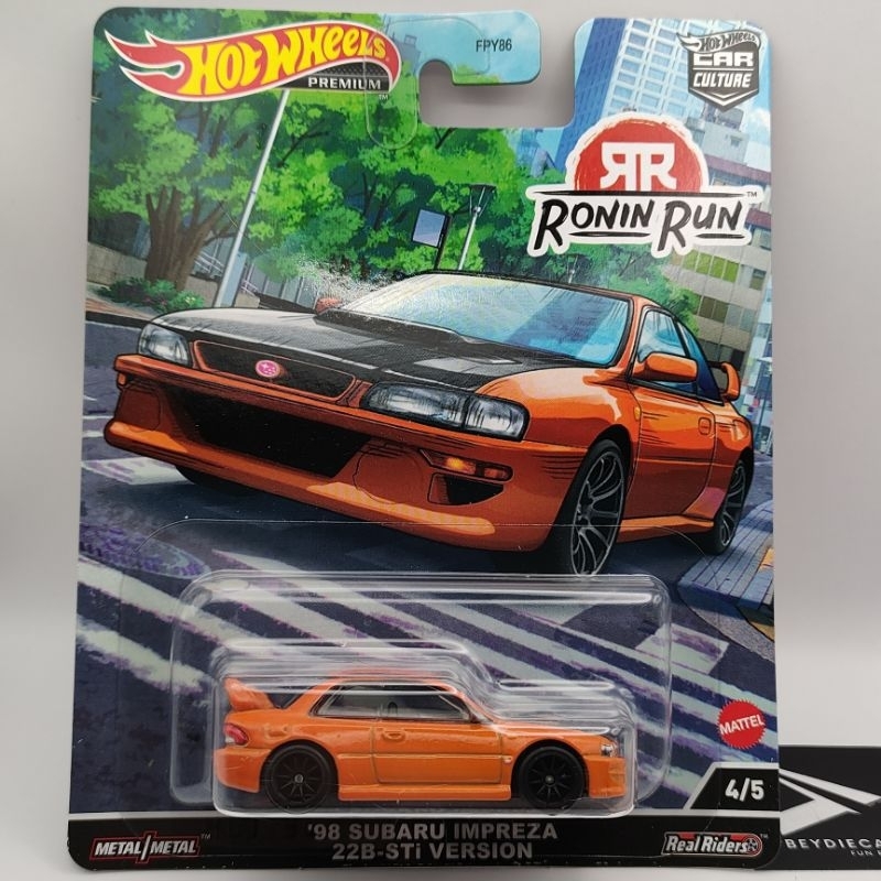 HotWheels Subaru Impreza 22B STI Version '98 Ronin Run / Car Culture ...