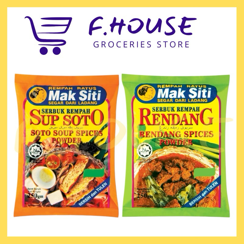 Mak Siti Serbuk Rempah Sup Soto / Redang (250g) | Shopee Malaysia