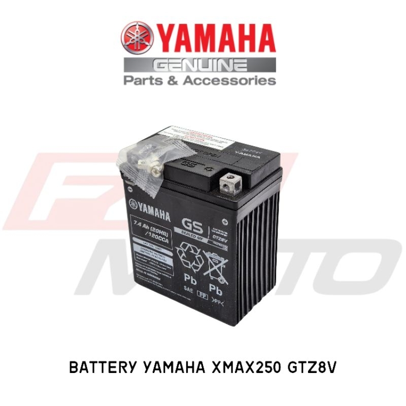 Battery Yamaha Xmax 250 YUASA GTZ8V Original Yamaha 100% | Shopee Malaysia