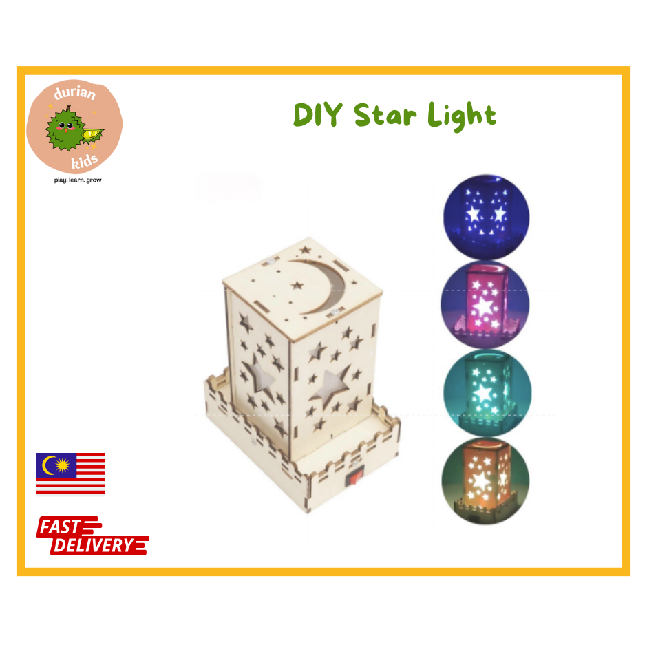 RBT Projek: Lampu Bintang Berwarna-Warni/ DIY Star Colorful Light ...