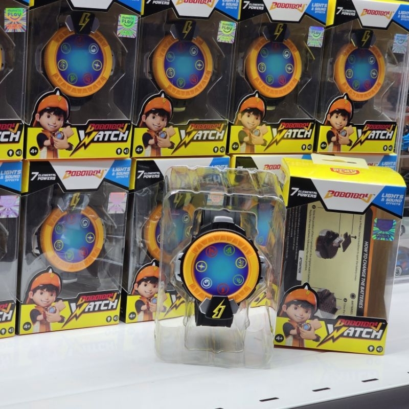 READY STOCK BOBOIBOY WATCH JAM 7 ELEMENTAL POWER WITH LIGHTS AND SOUND ...