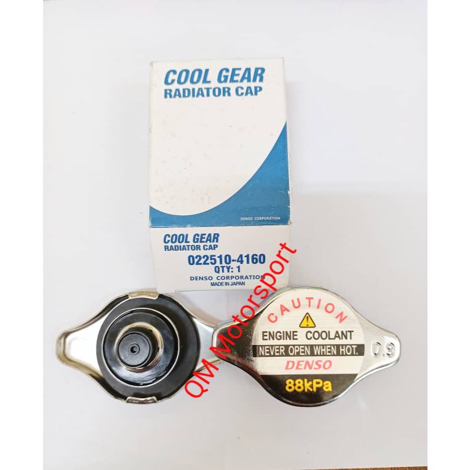 DENSO COOL GEAR RADIATOR CAP R148 / 1PCS 022510-4160 (BLACK) | Shopee ...