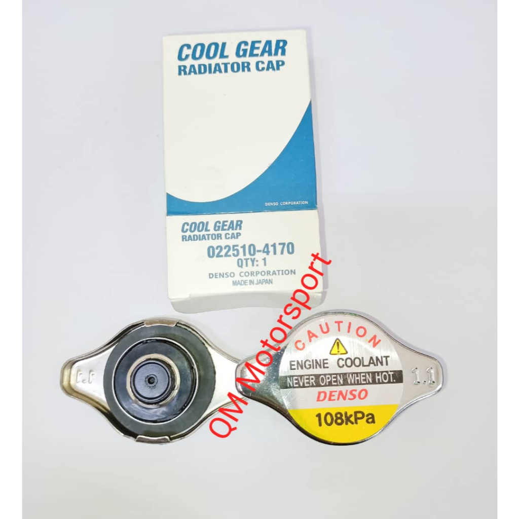 DENSO COOL GEAR RADIATOR CAP R126 / 1PCS 022510-4170 (BLACK) | Shopee ...