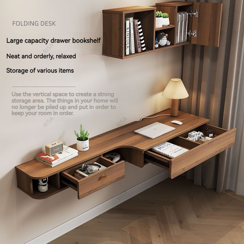 Suspended Wall Mounted Computer Writing Desk Home Bedroom Suspended ...