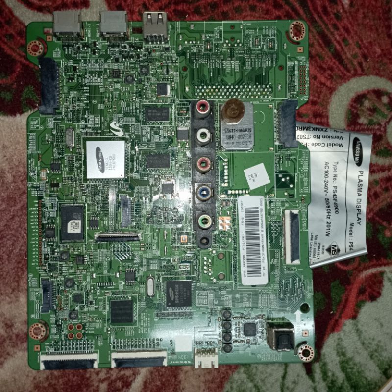 SAMSUNG PS43F4900/MAINBOARD/POWERBOARD/YSUS BOARD/BUFFER BOARD | Shopee ...