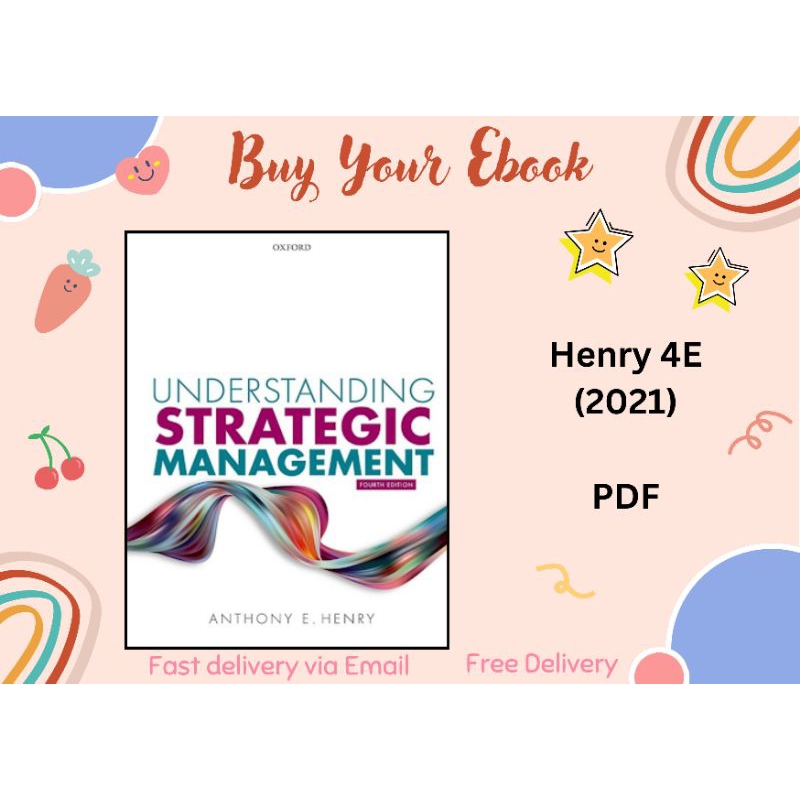 Understanding Strategic Management - Henry 4E (2021) | Shopee Malaysia