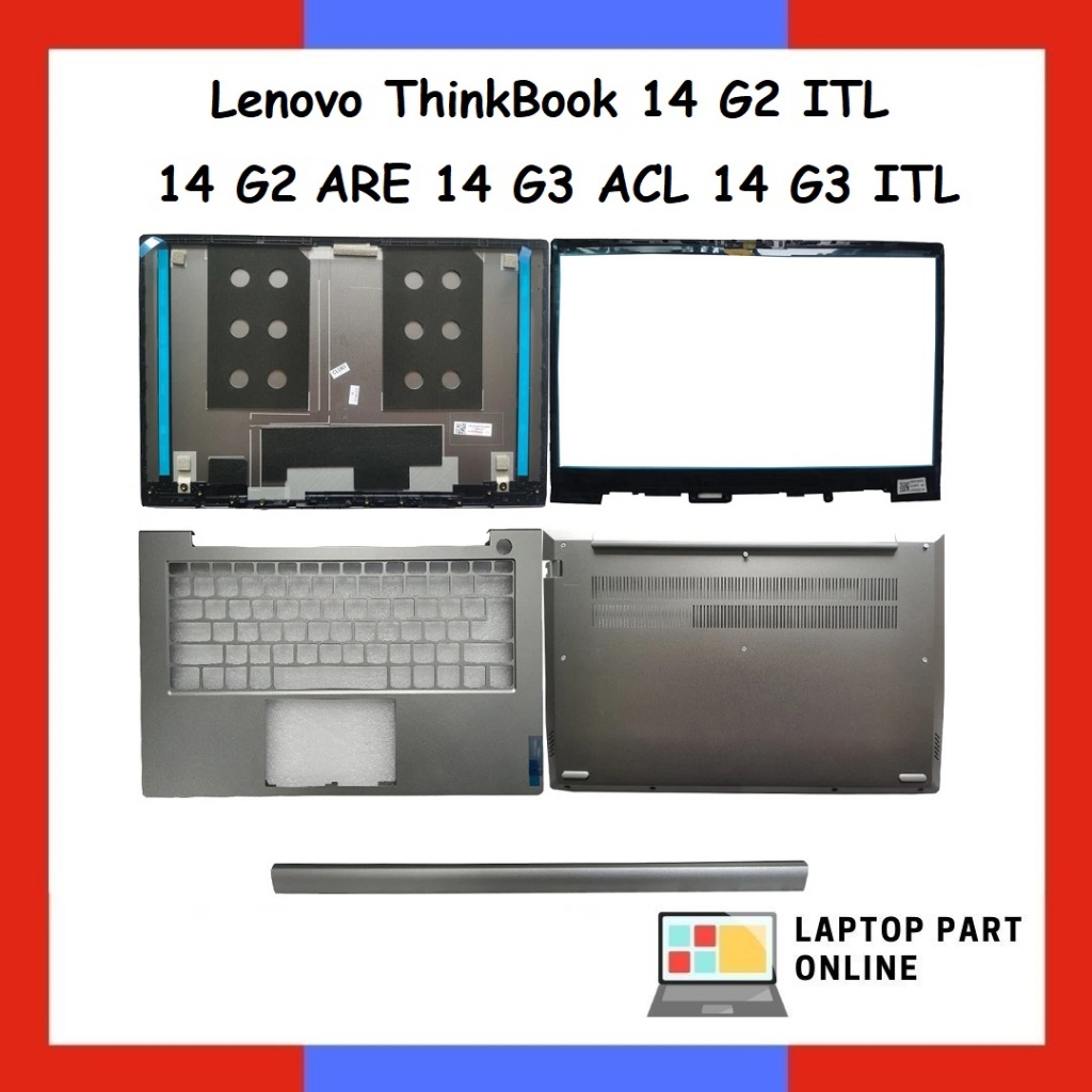 Lenovo ThinkBook 14 G2 ITL 14 G2 ARE 14 G3 ACL 14 G3 ITL LCD Back Cover/Front Bezel/Palmrest ...