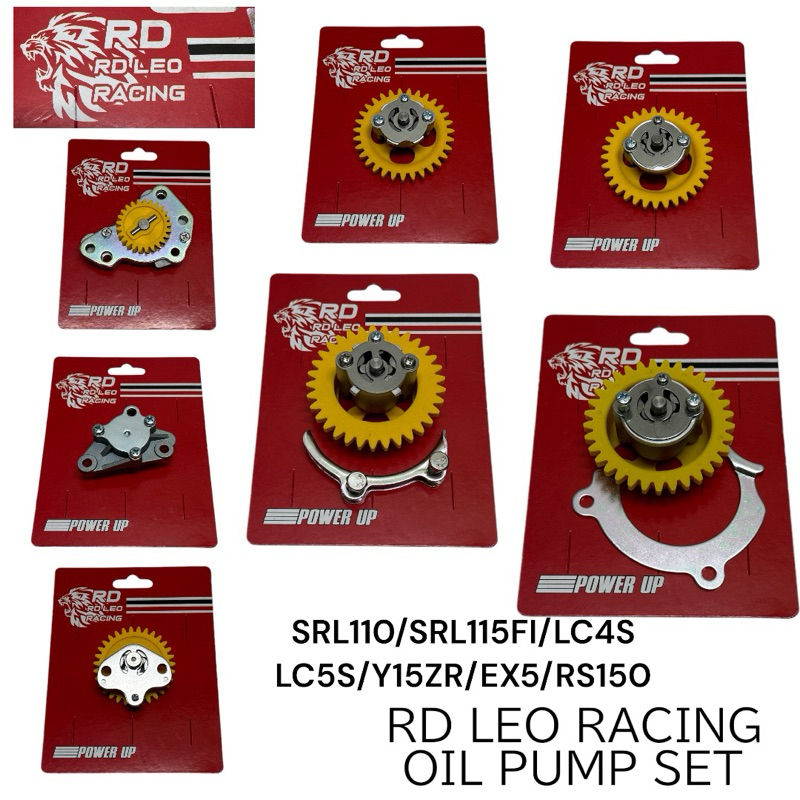 Y15/LC/SRL110/115/RS150/EX5/CLASS1/VF3 RACING OIL PUMP SET RD LEO ...