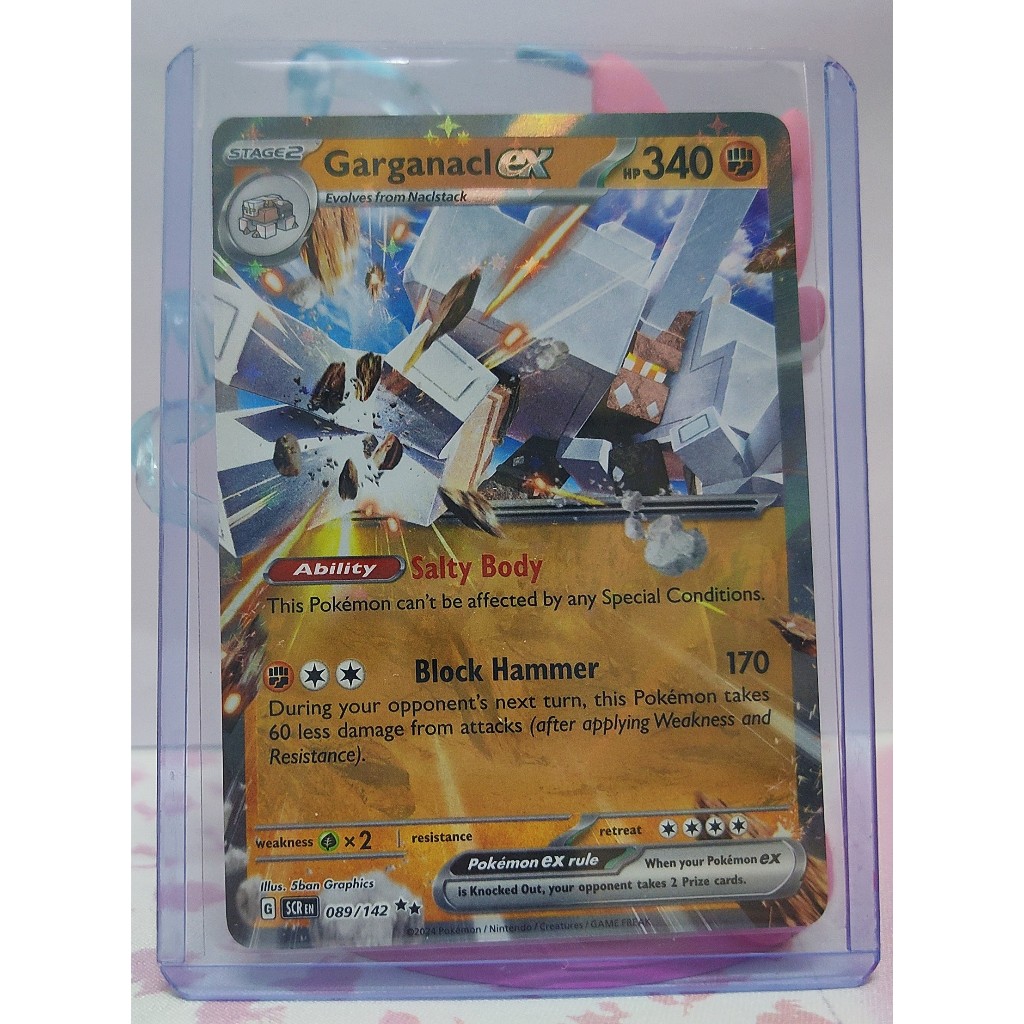 Garganacl ex 089/142 Ultra Rare Stellar Crown | Shopee Malaysia
