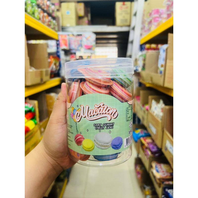 30PCS SANWA MACARON SOFT GUMMY FRUIT JAM HALAL | Shopee Malaysia