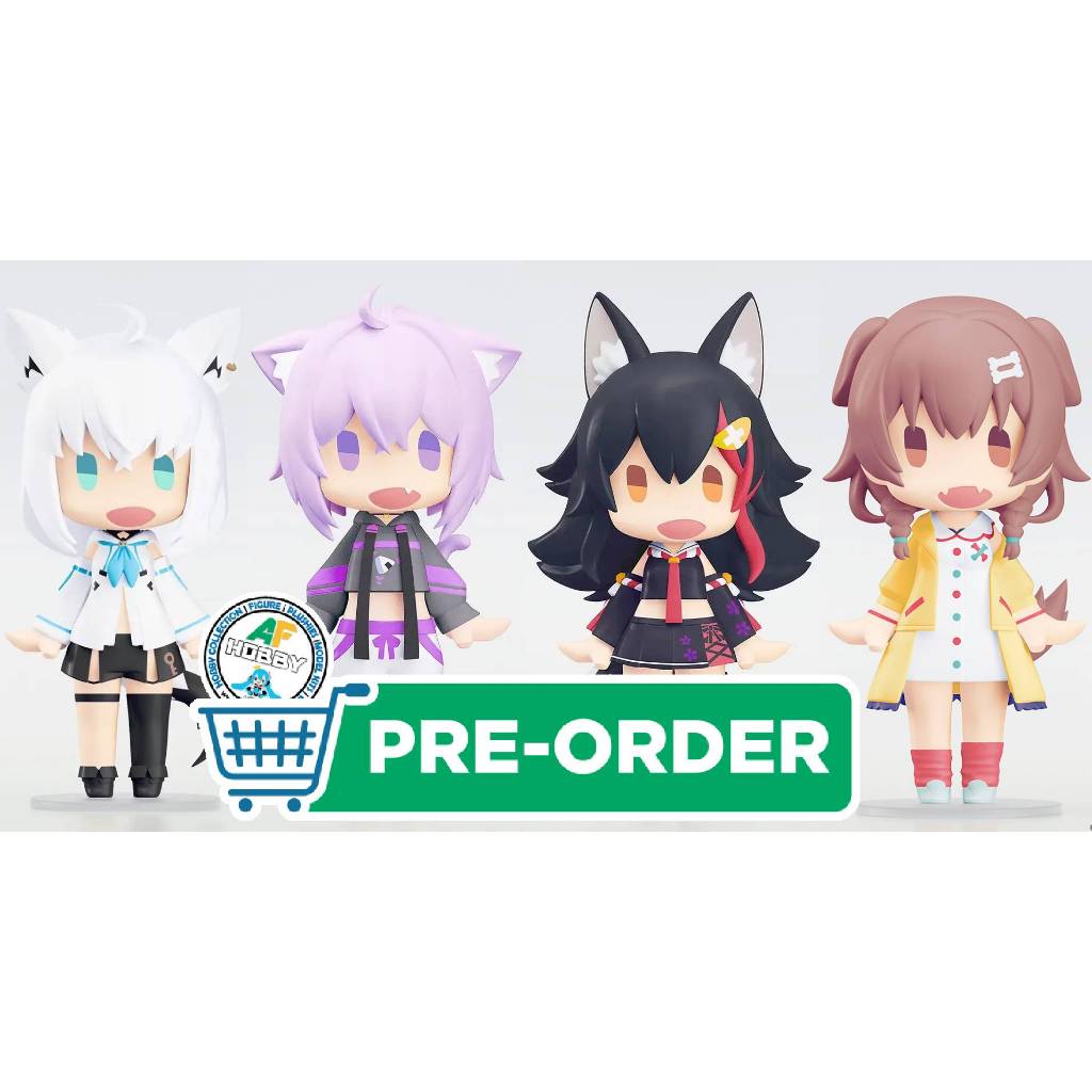 -[PREORDER]- GSC HELLO! GOOD SMILE Hololive Shirakami Fubuki Ookami Mio ...