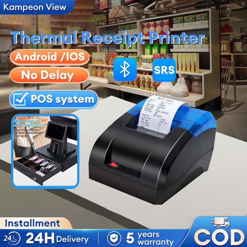 Receipt Printer Bluetooth Thermal Printer Support Ios Android SRS ...