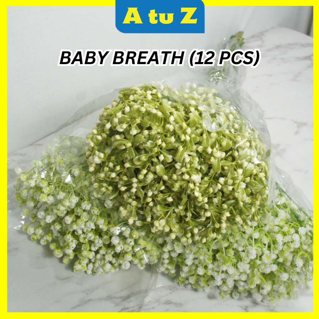 AtuZ Baby Breath/Artificial Gypsophilla Bush / Bunga Baby Breath/Artificial Baby Breath Flower ...