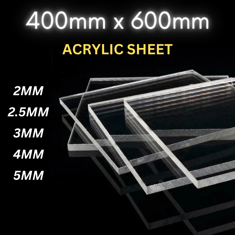 Acrylic Sheet Cut to size 400mm x 600mm | Shopee Malaysia