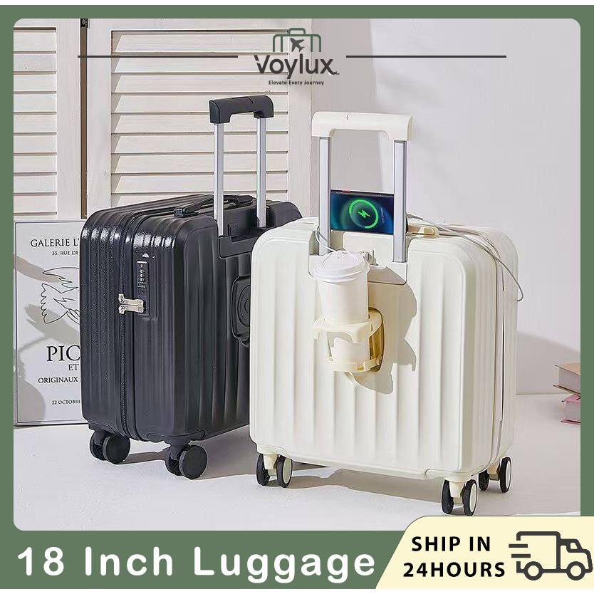 🌟 Boarding Pro🌟 18 Inch Travel Luggage ABS+PC Travel Suitcase boarding ...